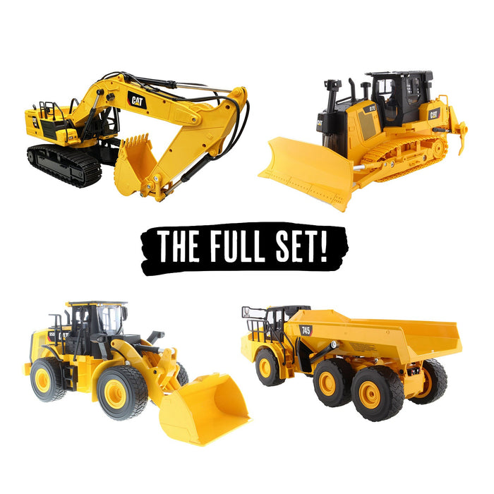 SET OF 4 x CAT Remote Controlled Machines 1:24 · Mining Mayhem